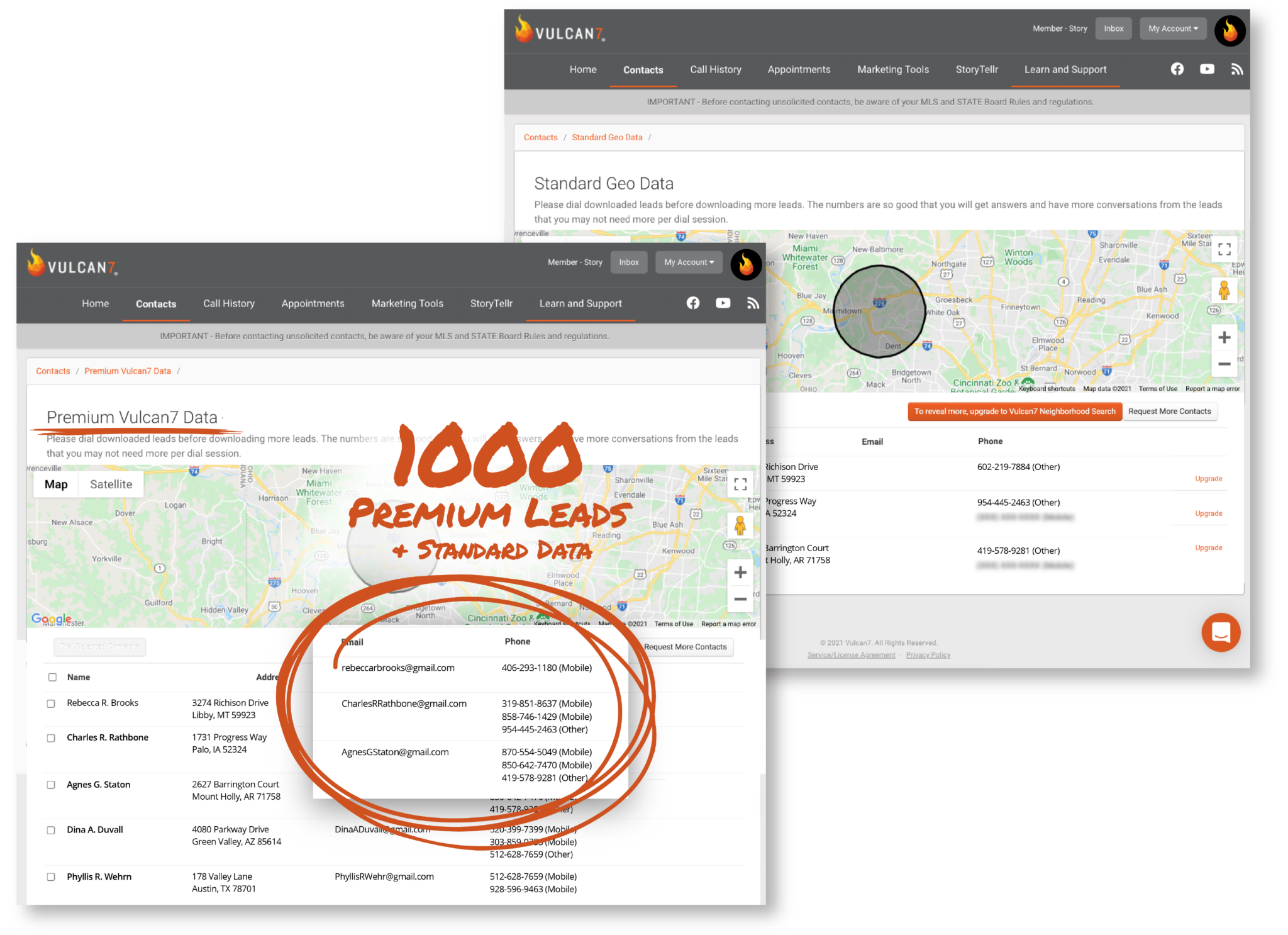 Circle Prospecting Software & Geo Farming Tools for Real Estate | Vulcan7®